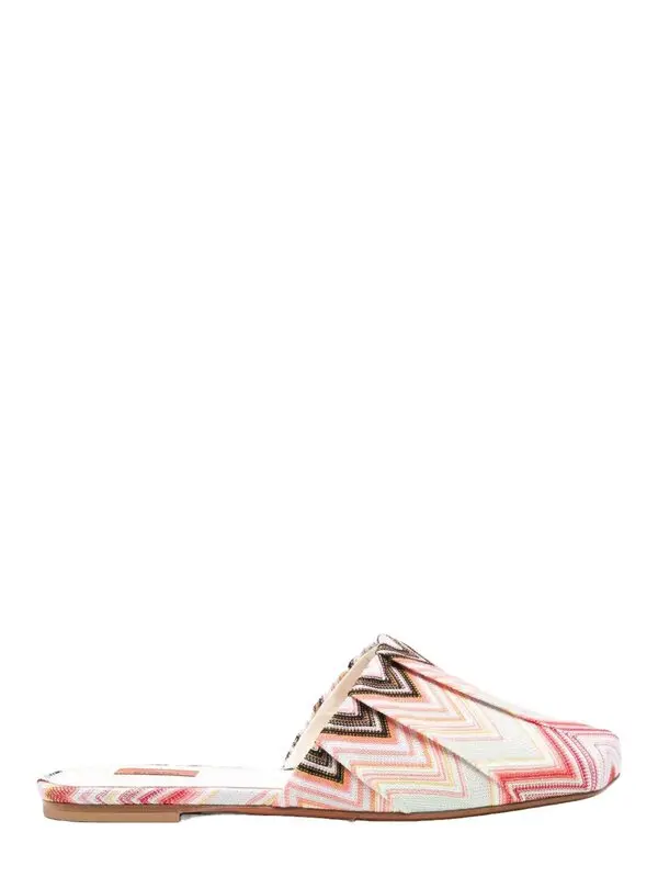 Missoni Zig-zag Slippers - Pink