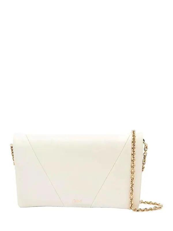 Chloé Spin Flap Cross Body Bag - Neutrals