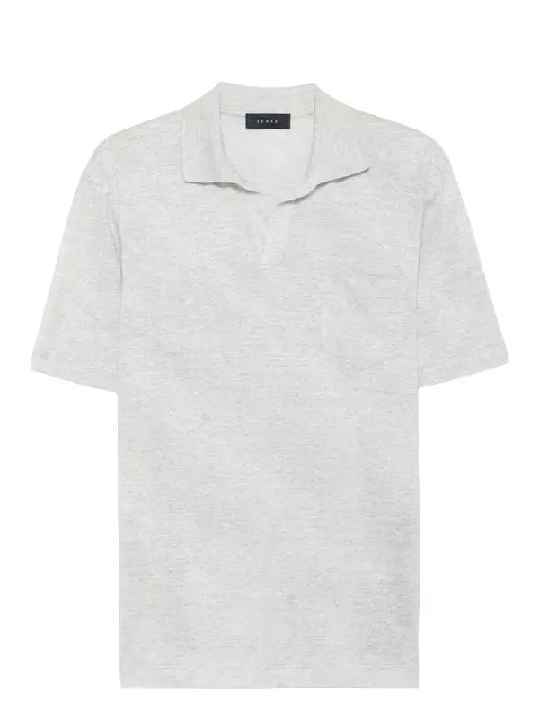 Sease Split-neck T-shirt - Grey
