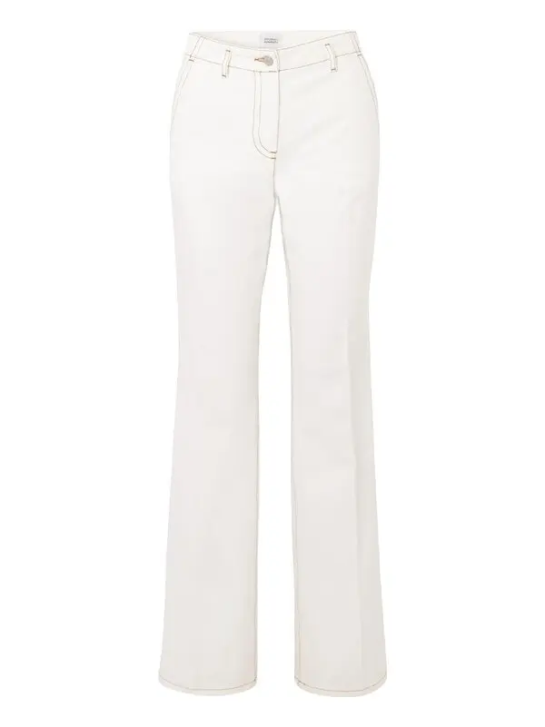 Dries Van Noten Parchia Straight-leg Jeans - White