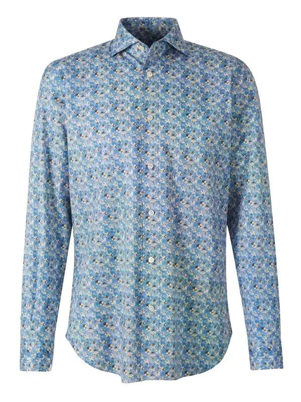 VINCENZO DI RUGGIERO Cotton Shirt - Blue