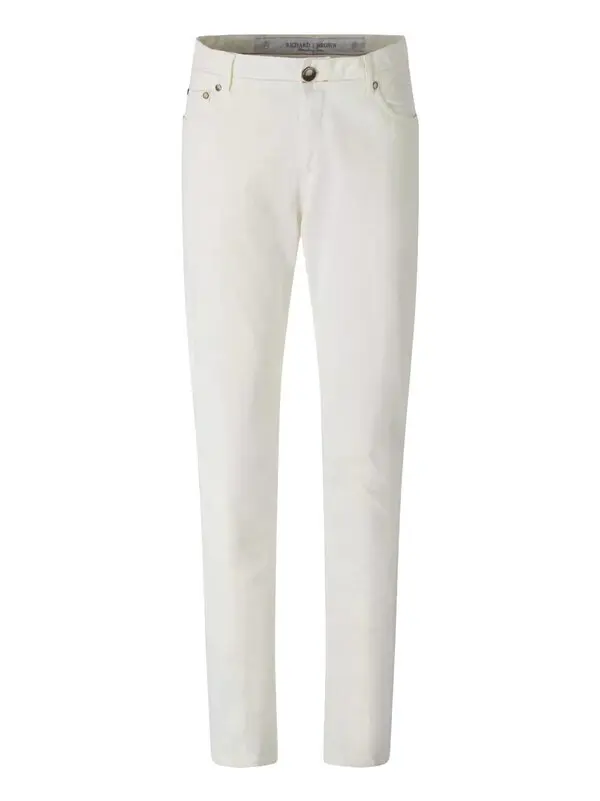 RICHARD J. BROWN Five-pocket Trousers - White