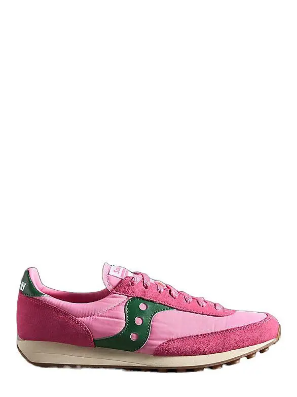 Saucony Trainer 80 Sneakers - Pink/forest