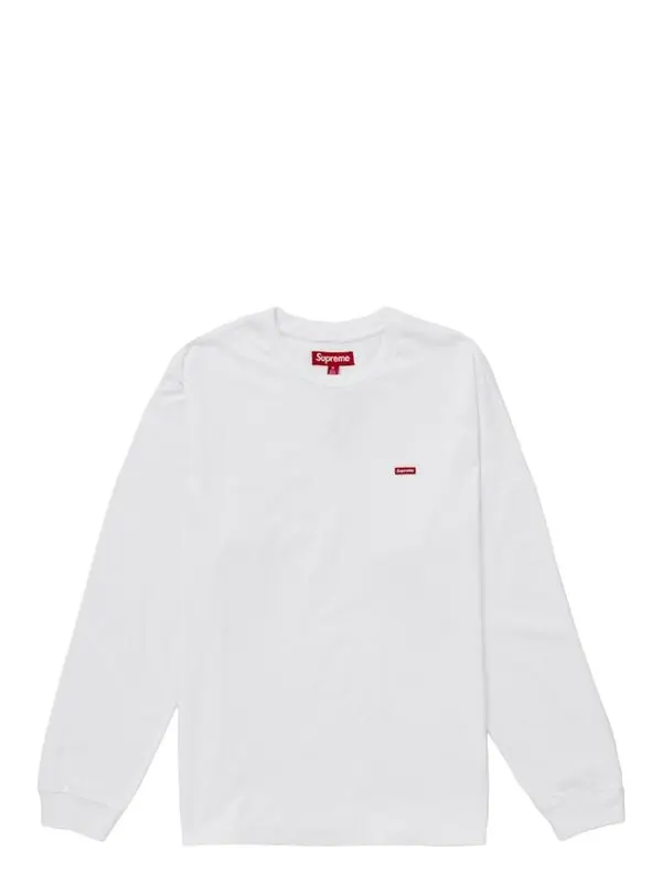 Supreme Small Box Long Sleeve Tee Shirt - White