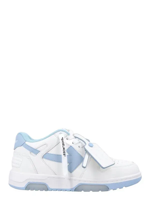 Off-White Out Of Office Low-top Sneakers - White/light Blue