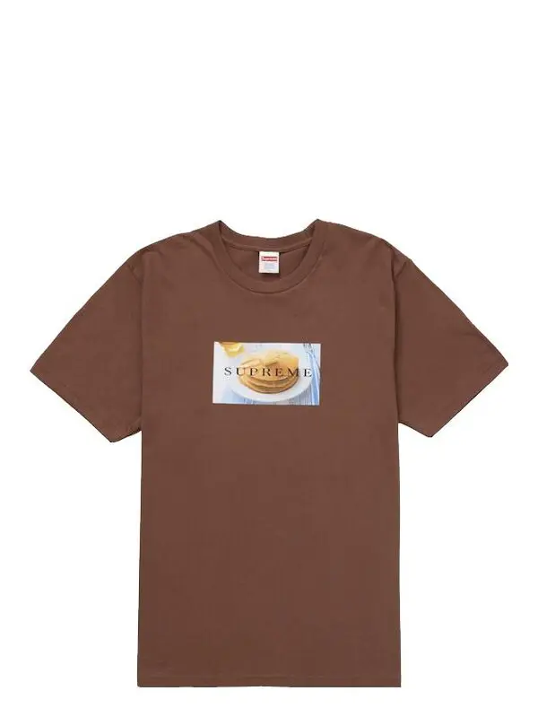 Supreme Pancakes Tee Shirt - Brown