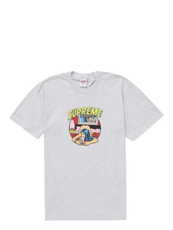 Supreme Bedroom Tee Shirt - Ash Grey