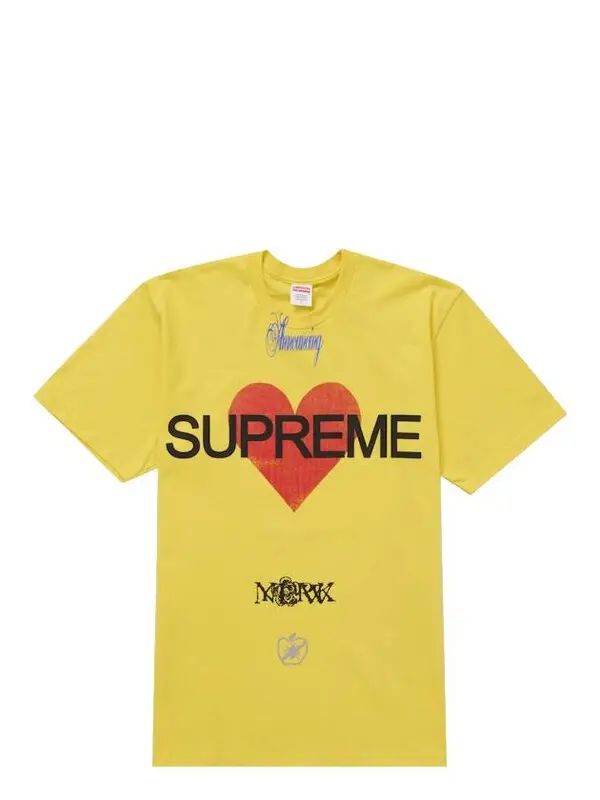 Supreme Announcing Tee Shirt - Yellow