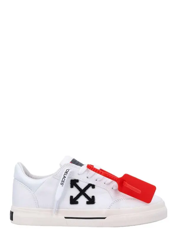 Off-White Low Vulcanized Sneakers - White/black