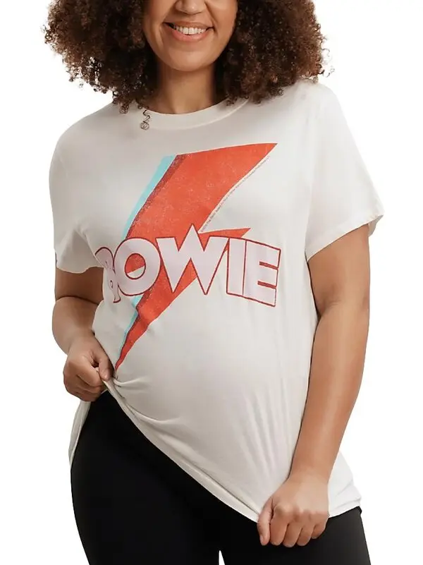 NOM MATERNITY The Groove Tee - White