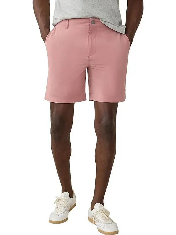 Faherty Brand All Day 7" Shorts - Rose Red