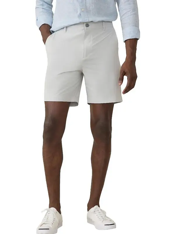 Faherty Brand All Day 7" Shorts - Stone