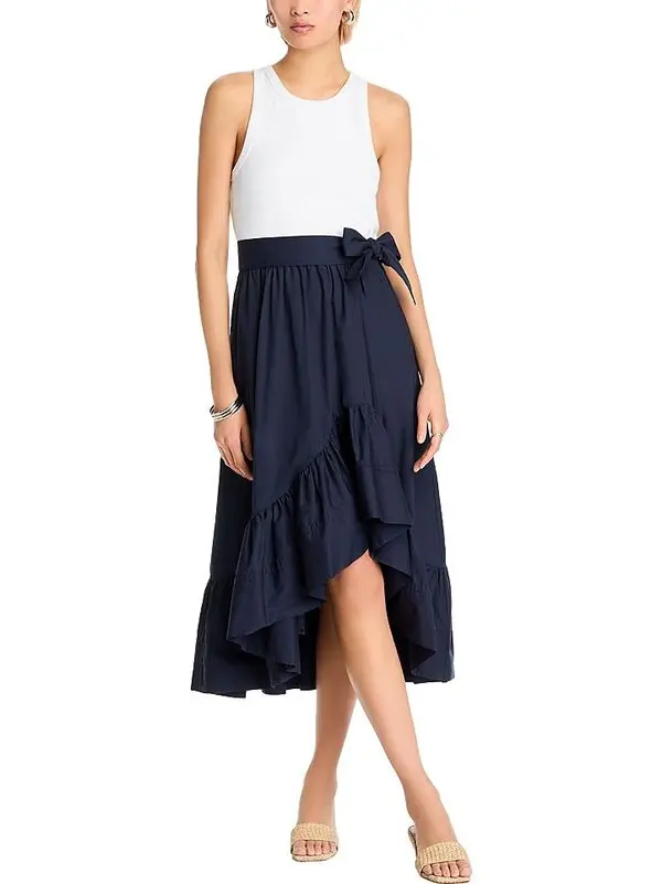 Cinq À Sept Zayla Dress - White/navy