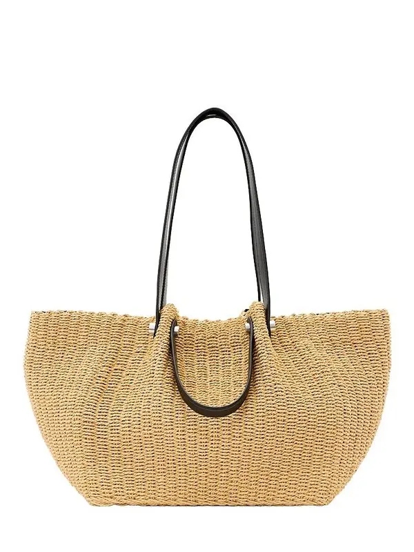 ALLSAINTS Allington Paper Tote - Natural