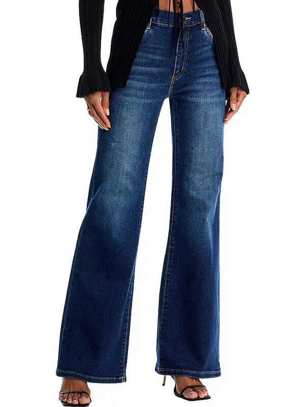 Kobi Halperin Rosie High-rise Wide-leg Jeans - Indigo