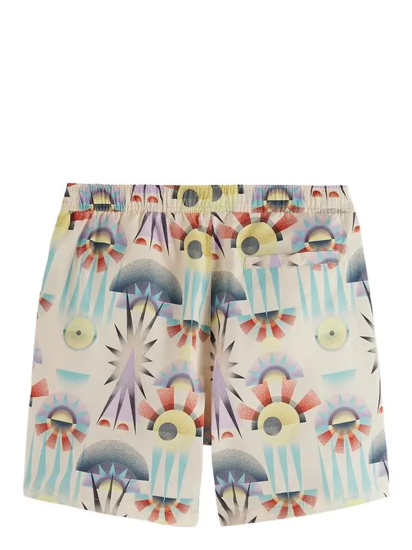 Scotch & Soda Printed 6.3" Swim Shorts - Luna Pier