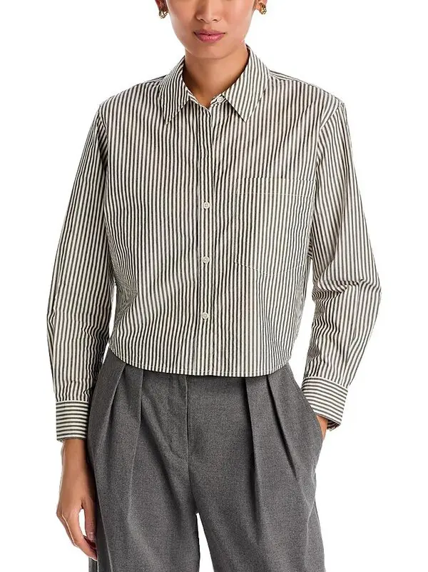 Rails Ramy Striped Shirt - Noir Stripe