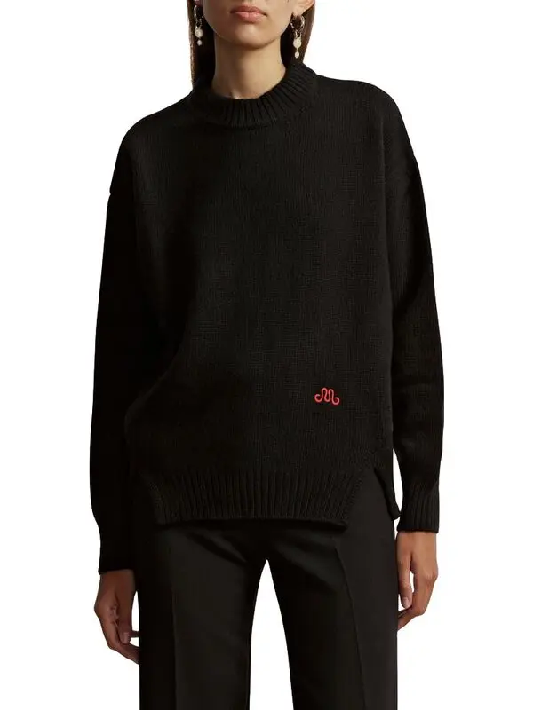 Marina Moscone Cashmere-wool Pullover - Black