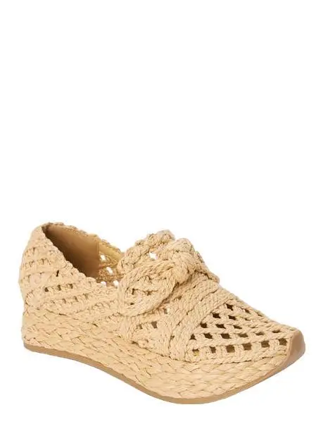 Matisse Espanola Raffia Platform Sneakers - Natural