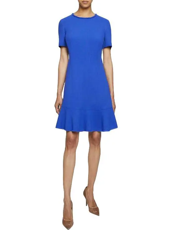 Santorelli Manta A-line Sheath Dress - Violet Blue