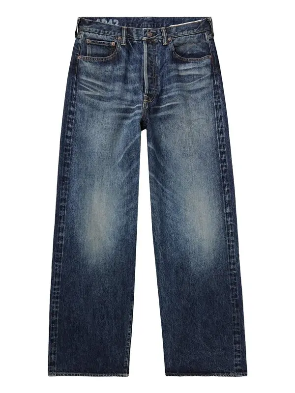 Visvim Social Sculpture 01 Straight-leg Selvedge Jeans - Blue