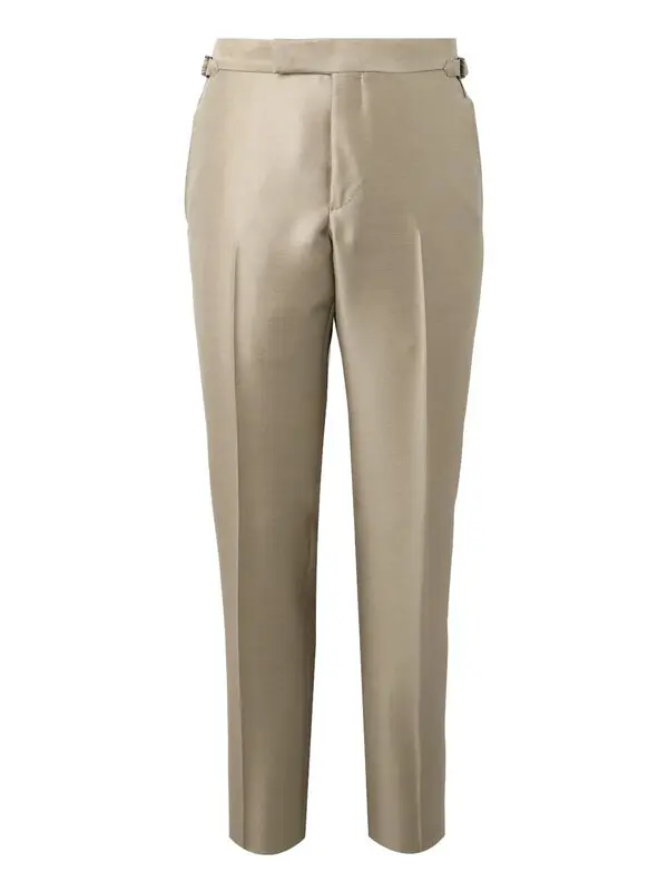 TOM FORD Straight-leg Suit Trousers - Neutrals