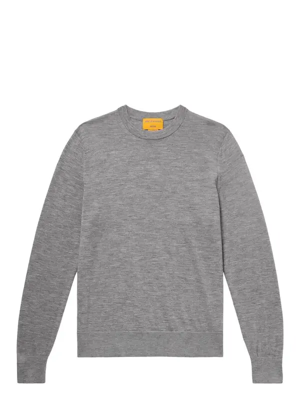 Guest In Residence Airy True Slim-fit Cashmere Sweater - Gray