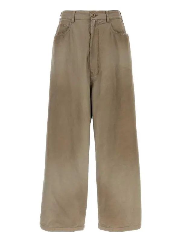 Balenciaga Two-tone Cotton And Polyester Pants - Multicoloured