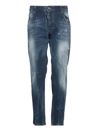 TAKESHY KUROSAWA Straight-leg Jeans With Studs - Blue