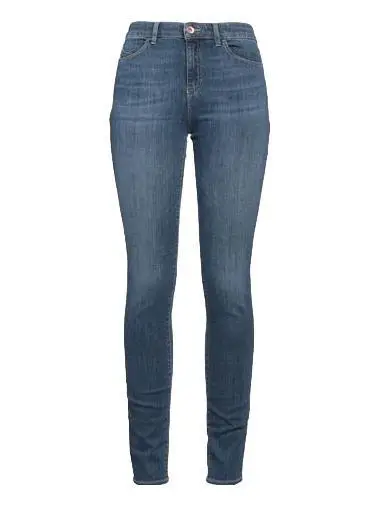 Emporio Armani Cotton-blend Skinny Jeans - Blue