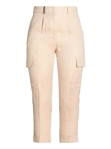 Peserico Linen Cargo Pants - Beige