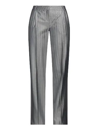 Coperni Wide-leg Herringbone Pants - Silver