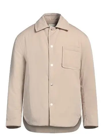Sandro Jacket In Cotton And Polyamide - Beige