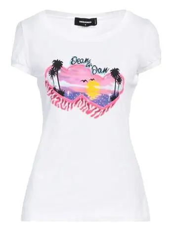 Dsquared2 Printed T-shirt - White
