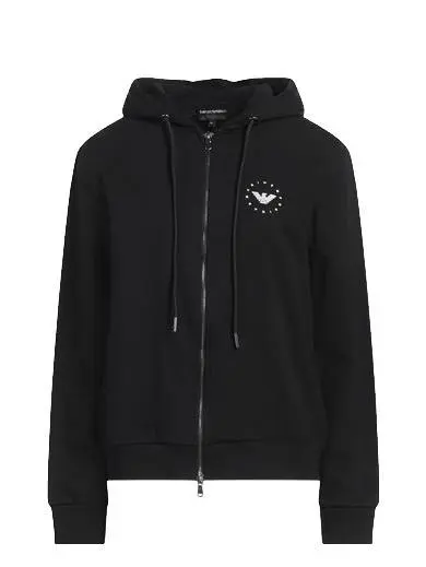 Emporio Armani French Terry Hoodie - Black