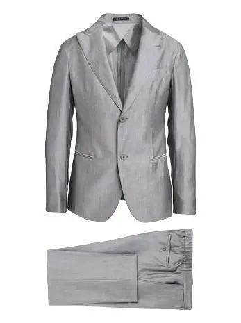Emporio Armani Suit Size Virgin Wool, Lyocell - Grey