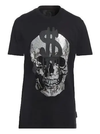 Philipp Plein T-shirt Size Cotton, Glass - Black