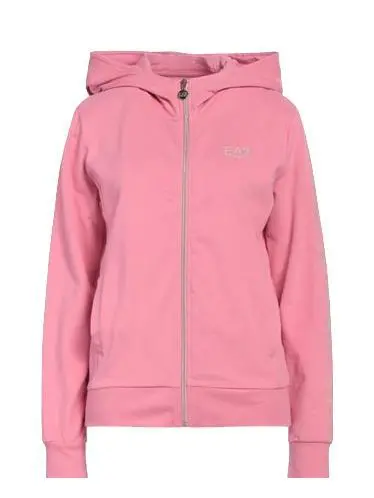 EA7 Cotton-elastane Blend Sweatshirt - Pink