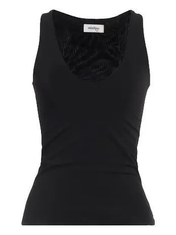 OTTOD'AME Solid Sleeveless Top - Black