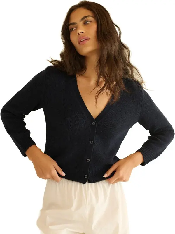 DÔEN Cameron Cardigan - Navy