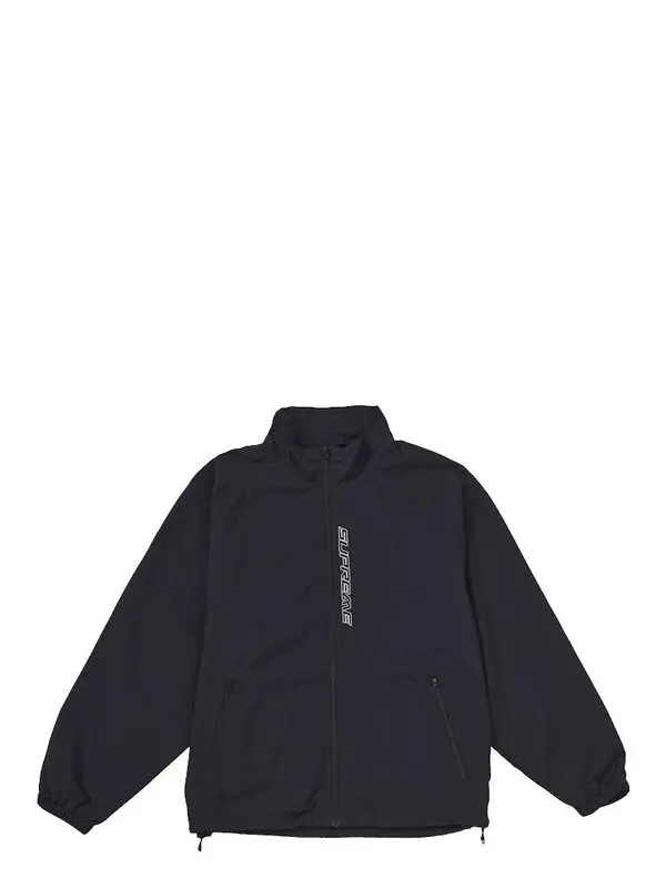 Supreme Contrast Zip Track Jacket - Black