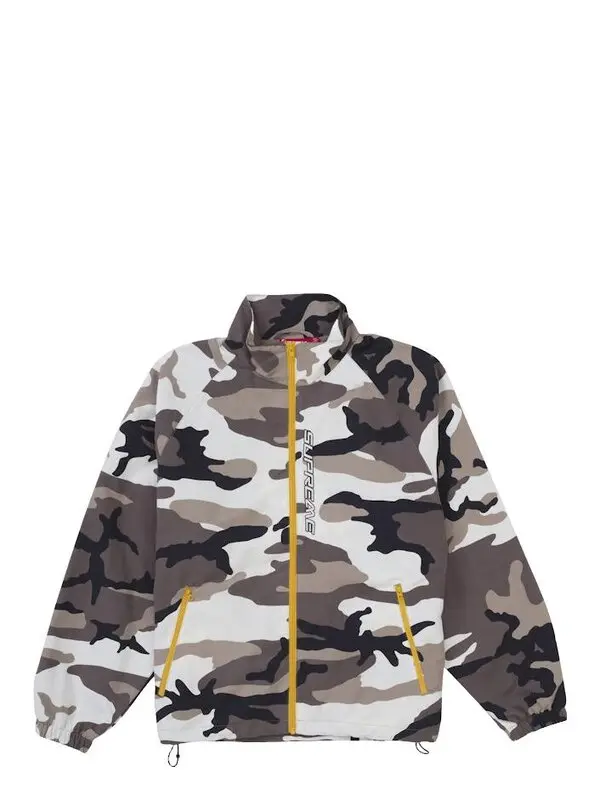 Supreme Contrast Zip Track Jacket - Snow Camo
