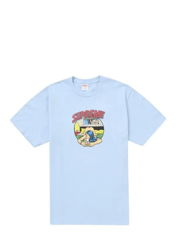 Supreme Bedroom Tee Shirt - Powder Blue