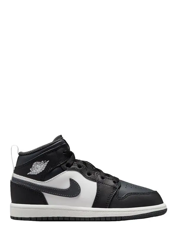 JORDAN 1 Mid Toe Sneakers - Black/summit White/off Noir