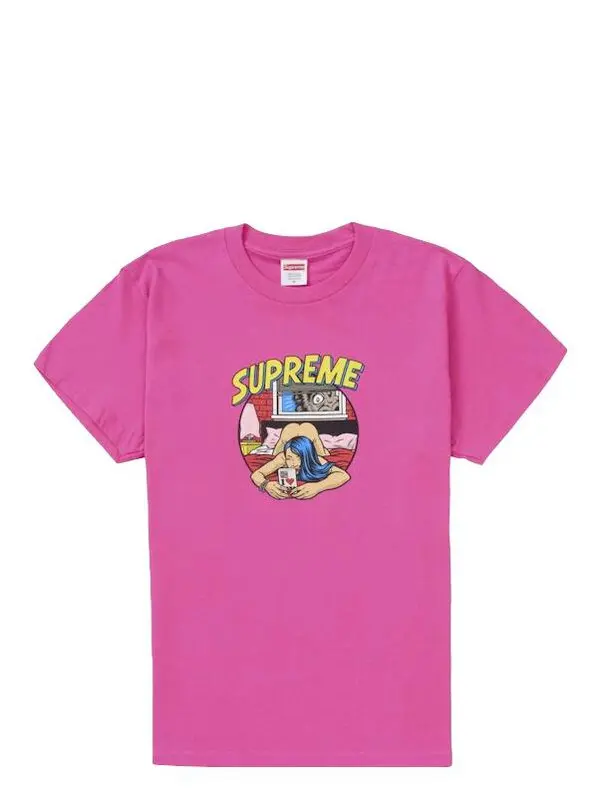 Supreme Bedroom Tee Shirt - Fuchsia