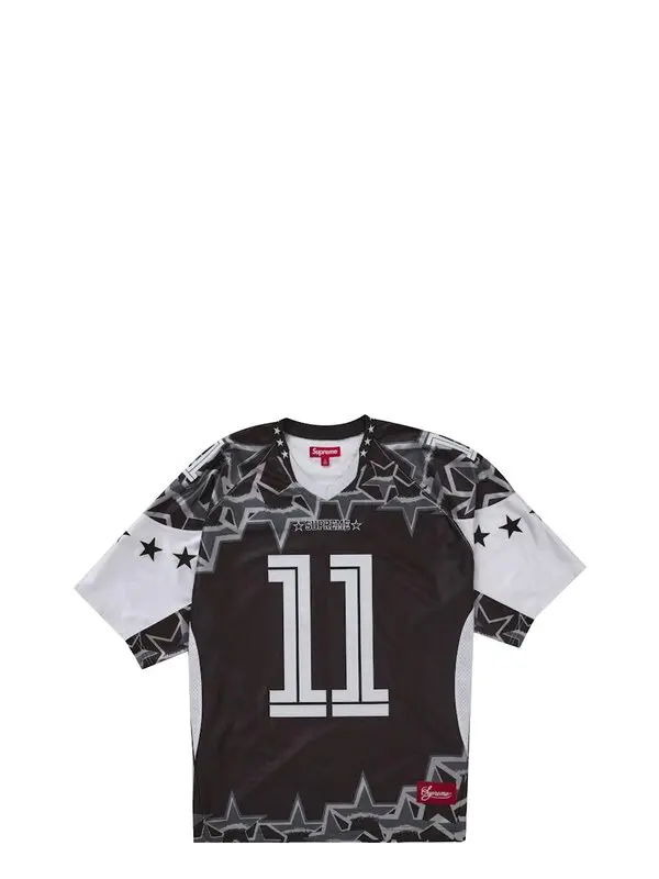 Supreme Stars Football Jersey - Black