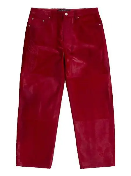 Supreme Ponyhair 5pocket Jean - Red