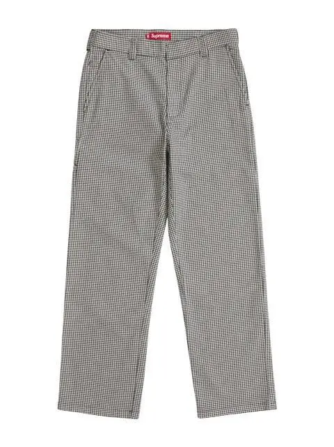 Supreme Work Pant - White Houndstooth