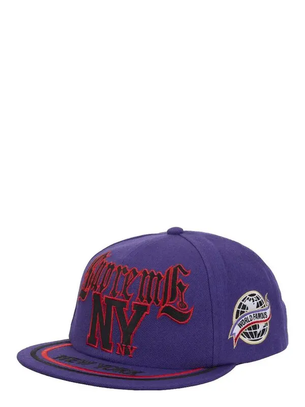 Supreme New York 6-panel Cap - Purple