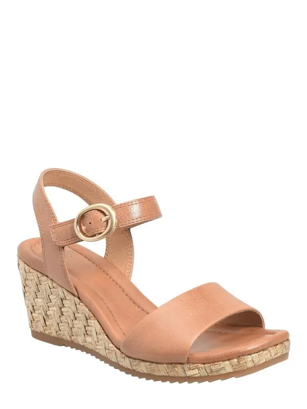 SOFFT Inez Wedge Sandal - Luggage